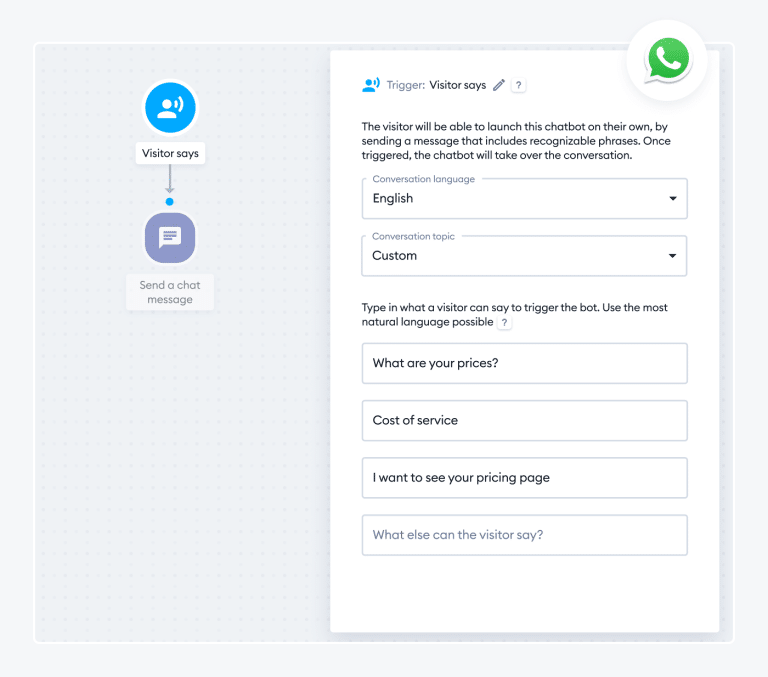 How To Create A WhatsApp Chatbot in 8 Steps [Free & No-Code]