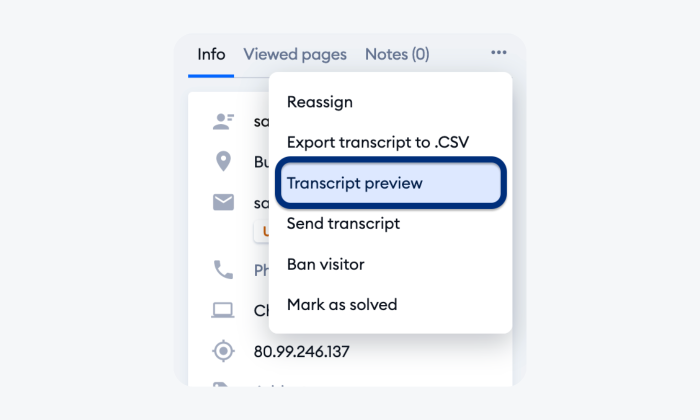 How to Provide Your Customers with Chat Transcripts?