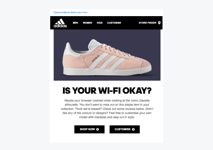 Best Abandoned Cart Email Examples to Recover Sales