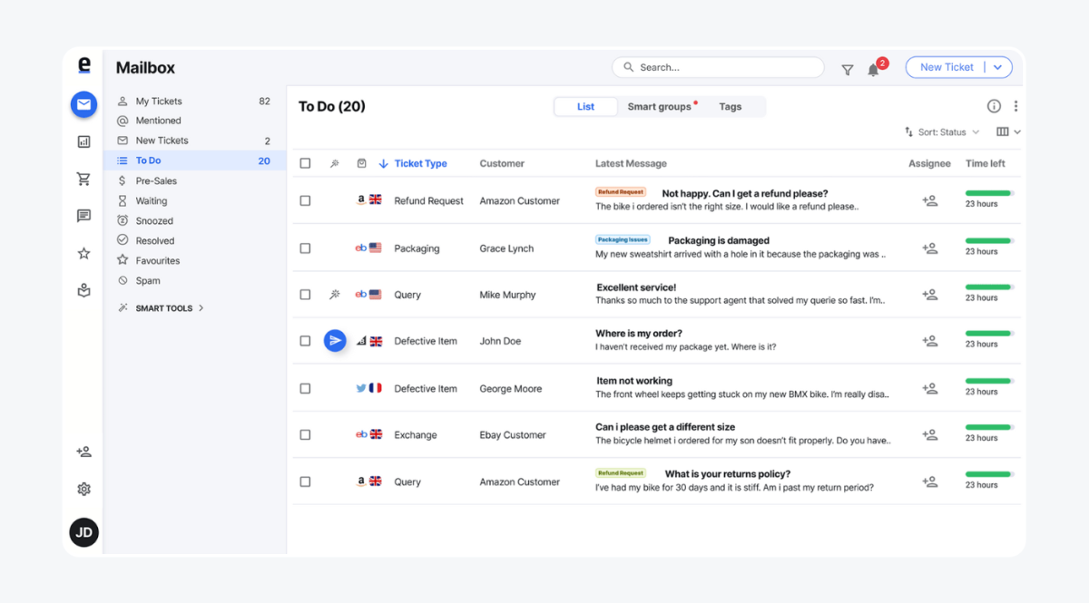The 10 Best Ecommerce Help Desk Software [Reviews]