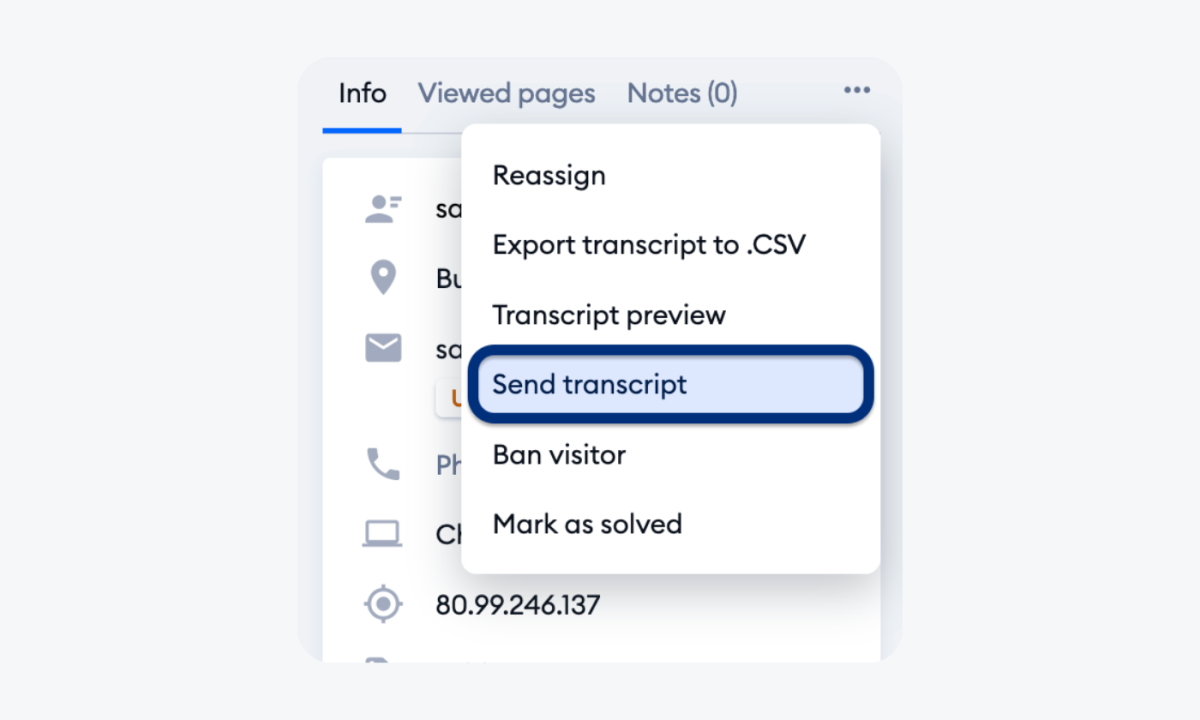 How to Provide Your Customers with Chat Transcripts?