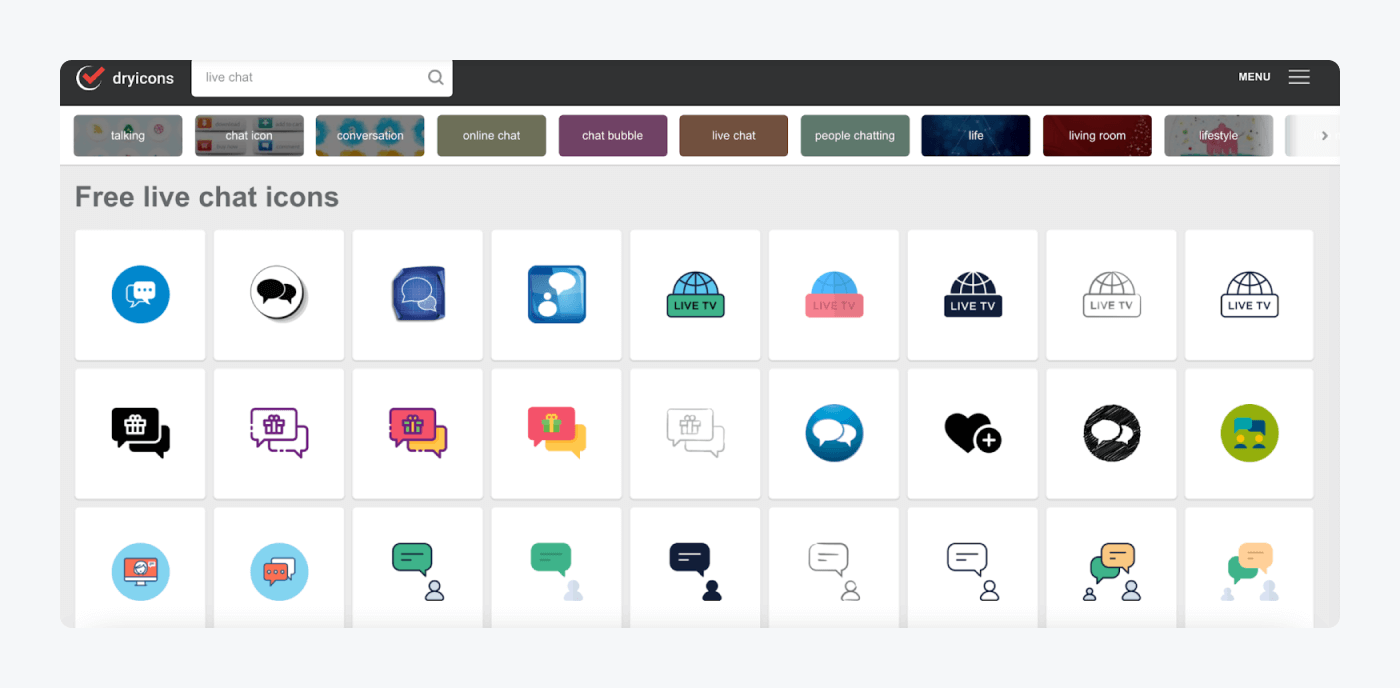 Live Chat Icons [Examples & How To Customize Them]