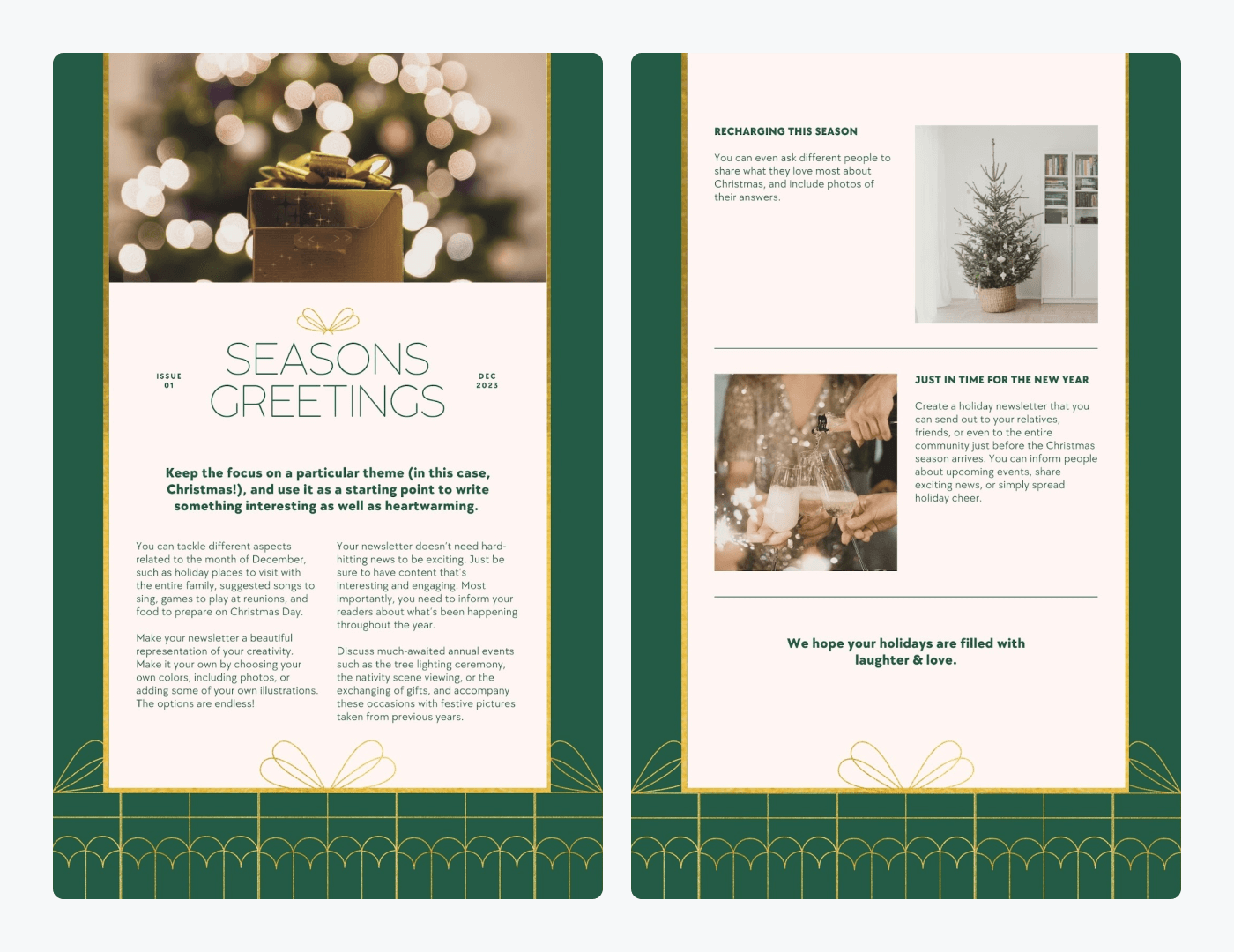 Company Holiday Newsletter