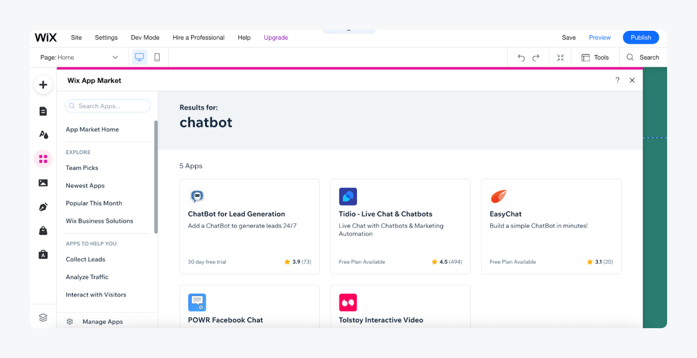 Top 6 Wix Chatbots & How to Add One to Your Site (2024)