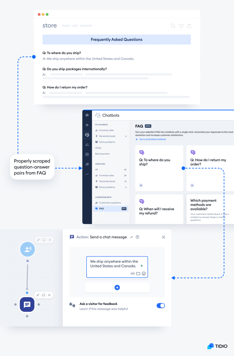 Launching Tidio AI to Empower SMBs With AI Features