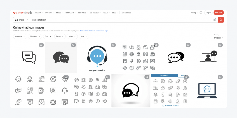 Live Chat Icons [Examples & How To Customize Them]