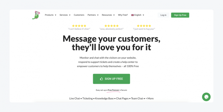 13+ Top Free Live Chat Software Tools in 2022 [Reviews]